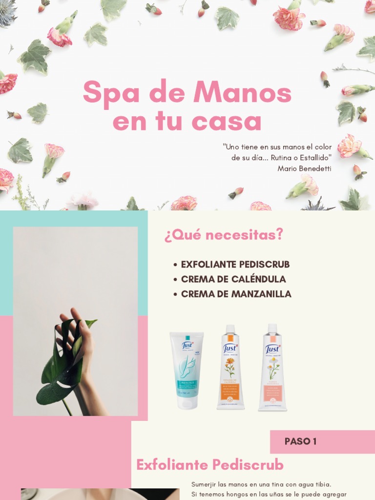 Spa de Manos: Guía Paso a Paso | PDF | Salud y bienestar