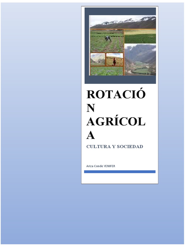La Rotacion Agrícola | PDF | Agricultura | Imperio Inca