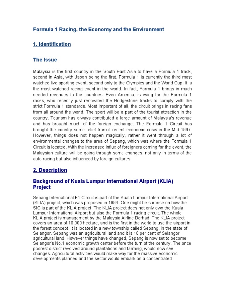 Formula 1 Racing | PDF | Formula One | Malaysia