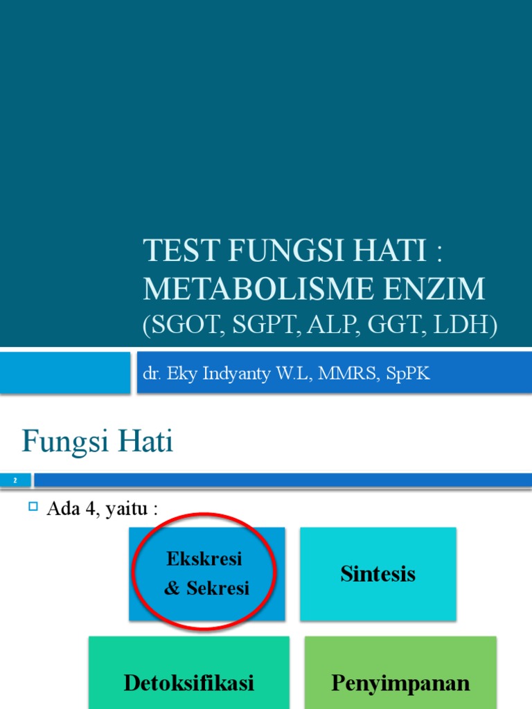 Analisa Enzim (Sgot, SGPT, Alp, GGT, LDH) - 290322 | PDF | Sains ...