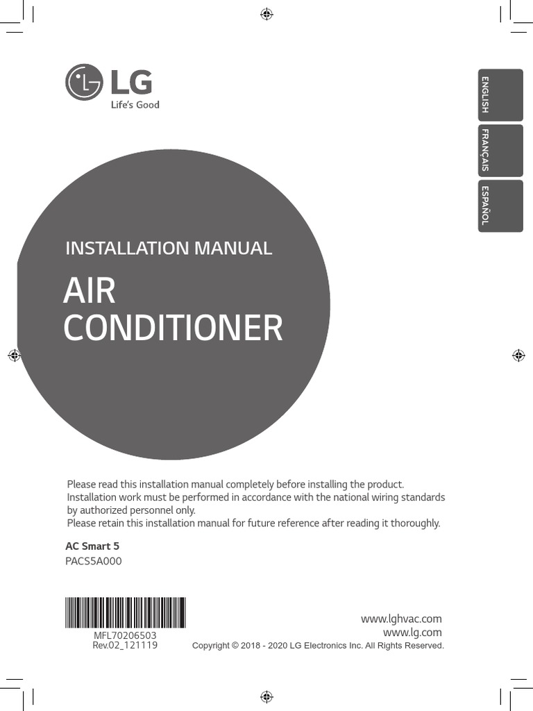 AIR Conditioner: Installation Manual | PDF | Usb | Login
