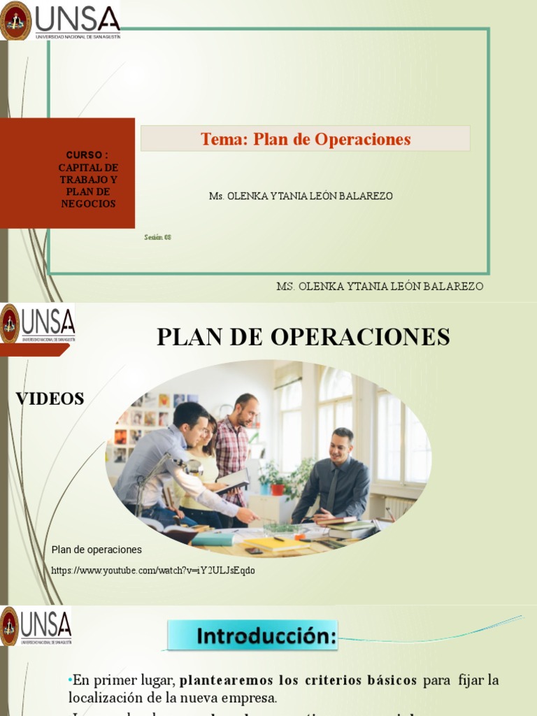 Tema 08 Plan de Operaciones | PDF | Business | Outsourcing