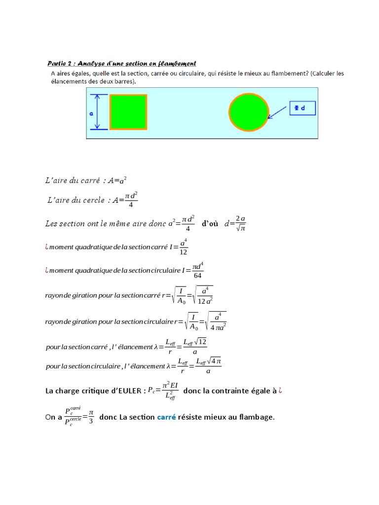 Projet RDM | PDF | Flambage | Treillis (assemblage)