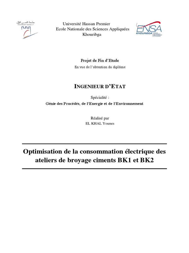 Rapport PFE | PDF | Ciment | Six Sigma