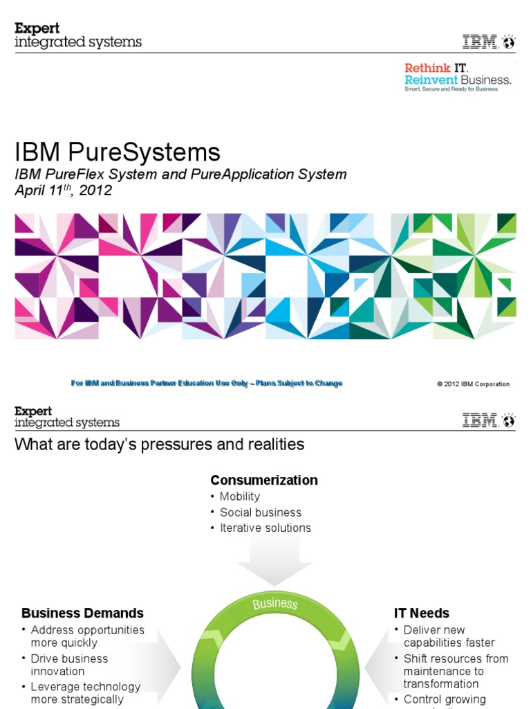 Ibm Puresystems: Ibm Pureflex System and Pureapplication System April 11, 2012 | PDF ...