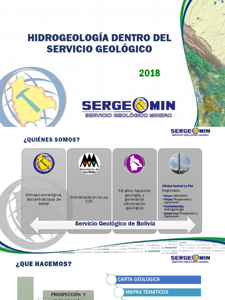 SERGEOMIN | PDF | Agua subterránea | Agua