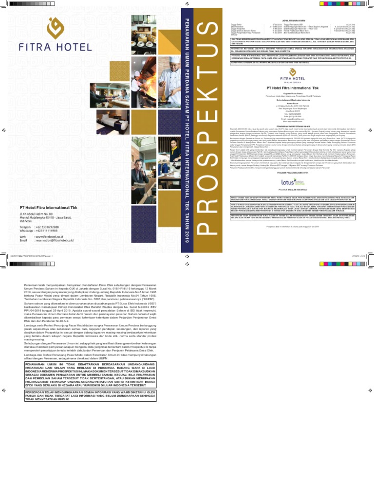 FITT Prospektus 2019 | PDF