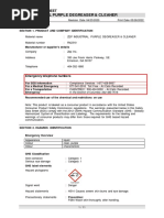 Liquid Laundry Detergent GHS SDS | PDF | Resource Conservation And ...