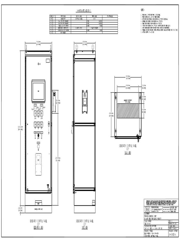 Schematic Drawing of New Panel | PDF