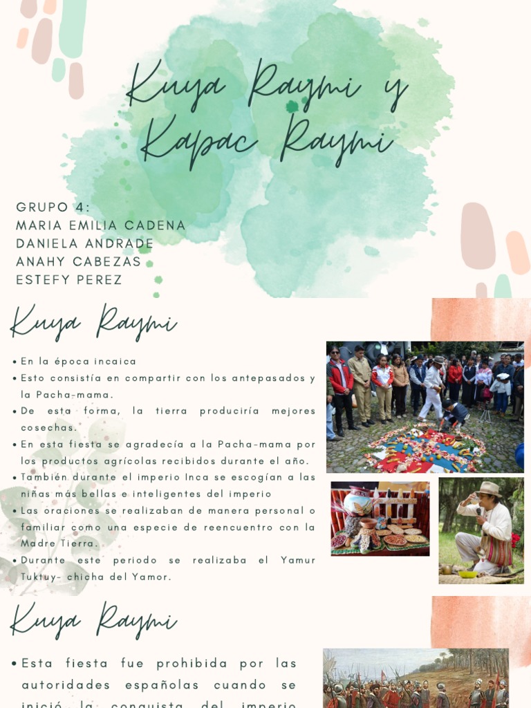 Kuya Raymi y Kapac Raymi | PDF | Imperio Inca | Bailes