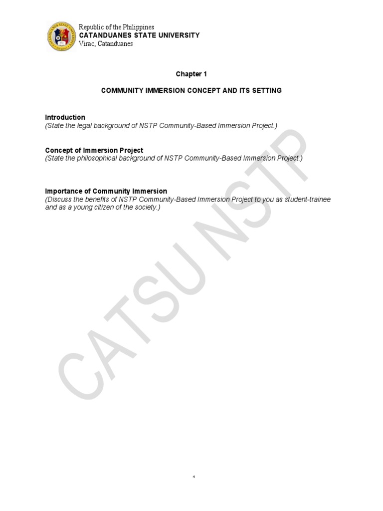 NSTP 2 Portfolio Part I V | PDF | Evaluation
