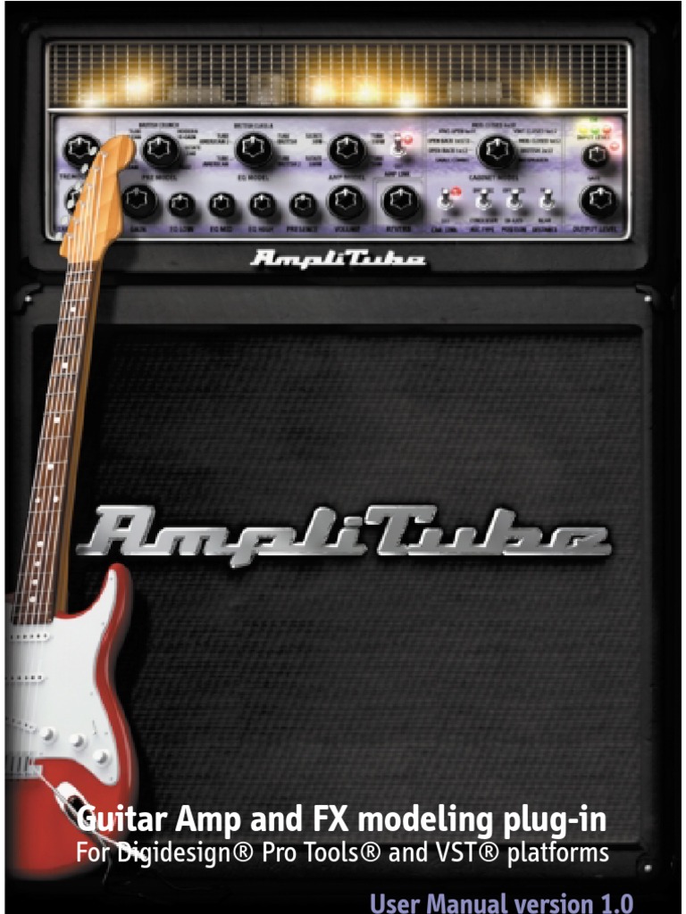AmpliTube Manual | PDF | Equalization (Audio) | Installation (Computer Programs)