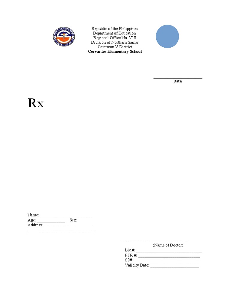 Doctor's Prescription | PDF