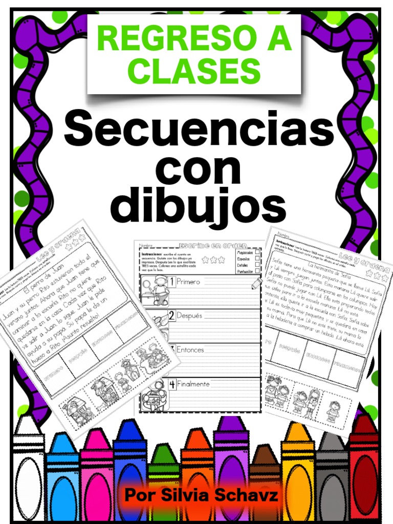 Secuencias Con Dibujos: Regreso A Clases | PDF | Cumpleaños