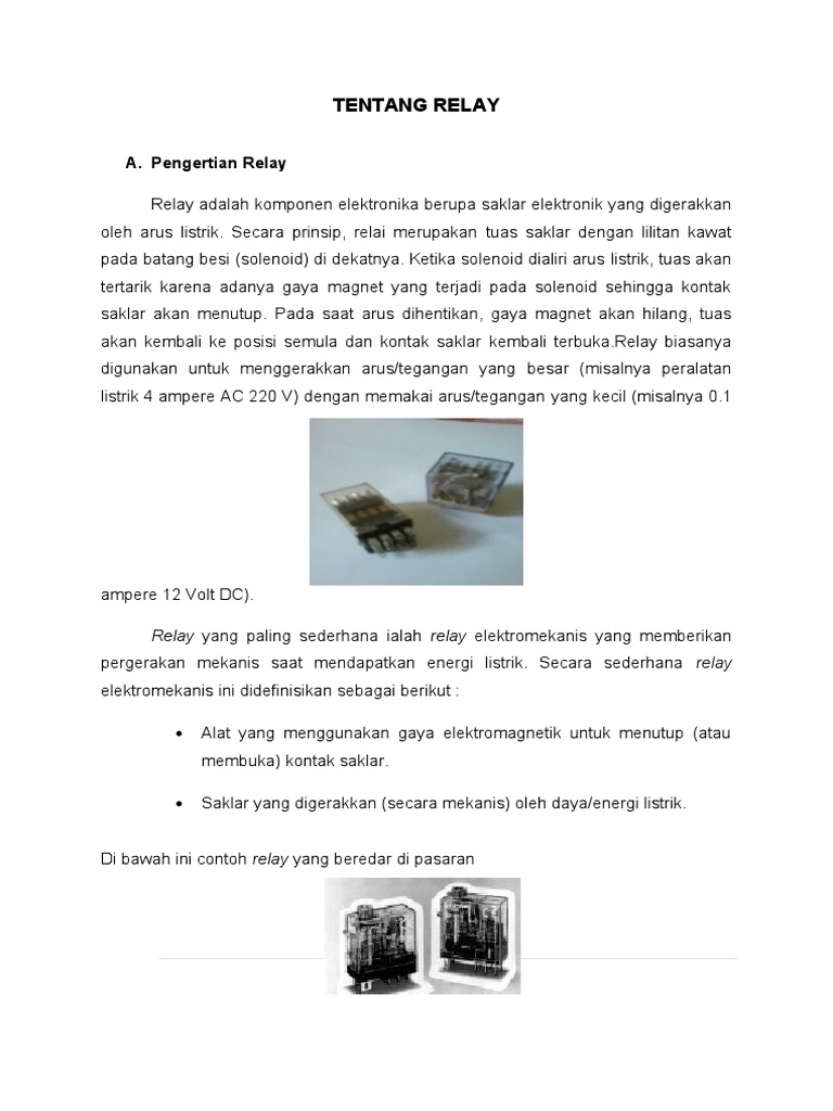 Tentang Relay | PDF