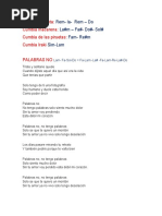 Letra - Sofia - Álvaro Soler | PDF