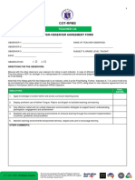(Appendix C-10) COT-RPMS Inter-Observer Agreement Form For T I-III For ...