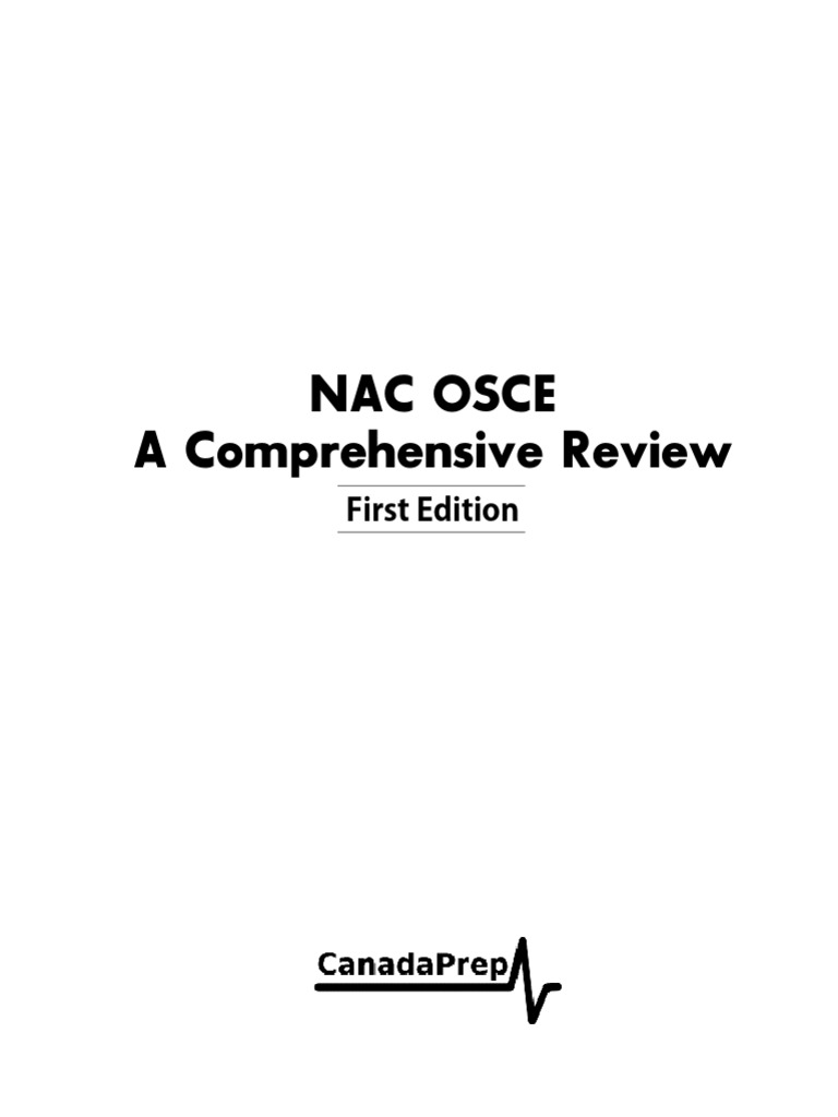 NAC OSCE - A Comprehensive Review | PDF | Hypertension | Diseases And ...