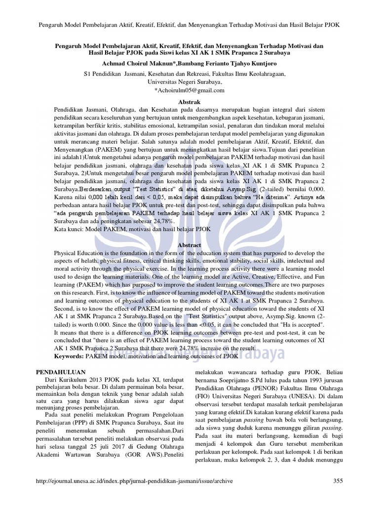 Contoh Proposal Penelitian | PDF