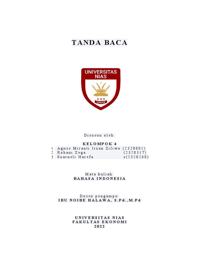 Tanda Baca | PDF