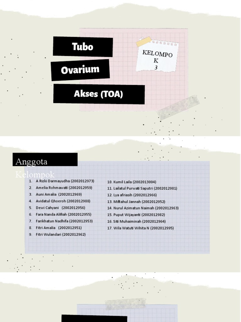 Panduan Tubo Ovarium Abses | PDF