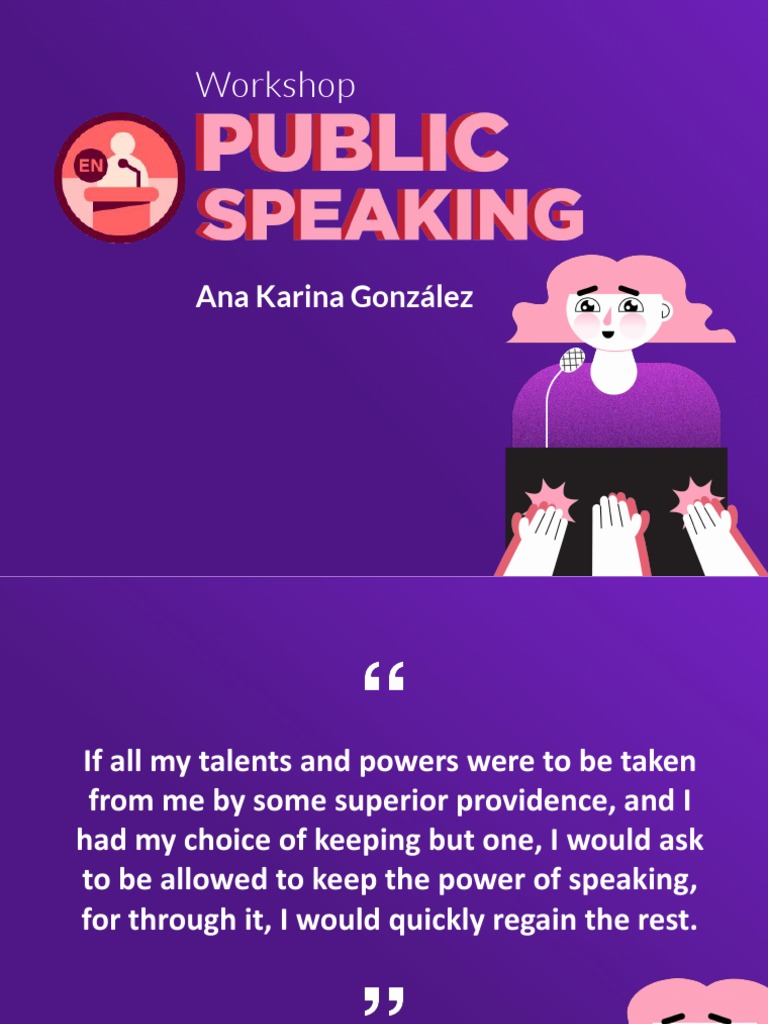 01 Publick-Speaking Slides | PDF | Public Speaking | Speech