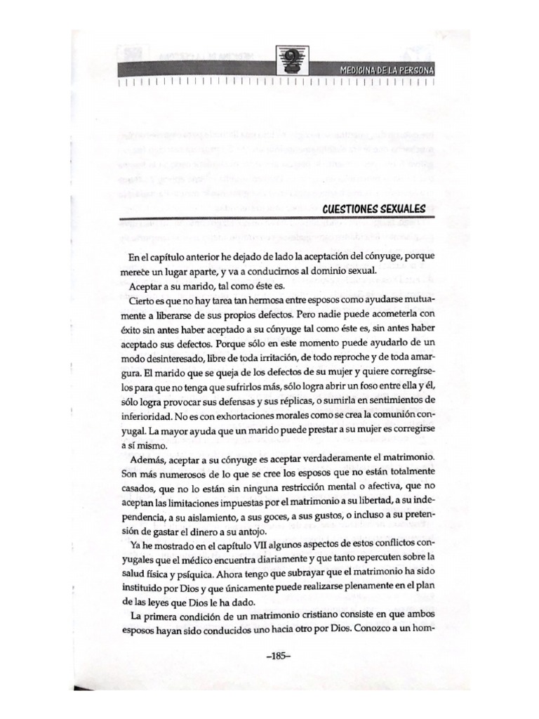 Cuestiones Sexuales Paul Tournier | PDF