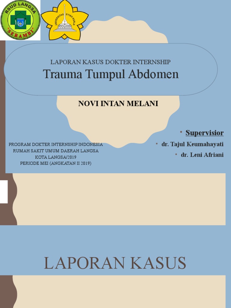 Trauma Tumpul Abdomen | PDF
