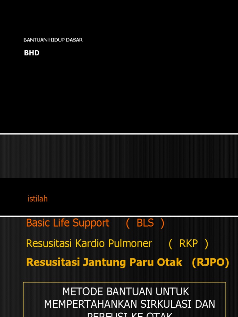 Materi BLS Untuk Awam | PDF