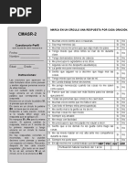 Cuestionario de Depresión Infantil CDI | PDF | Depresión (estado de ...