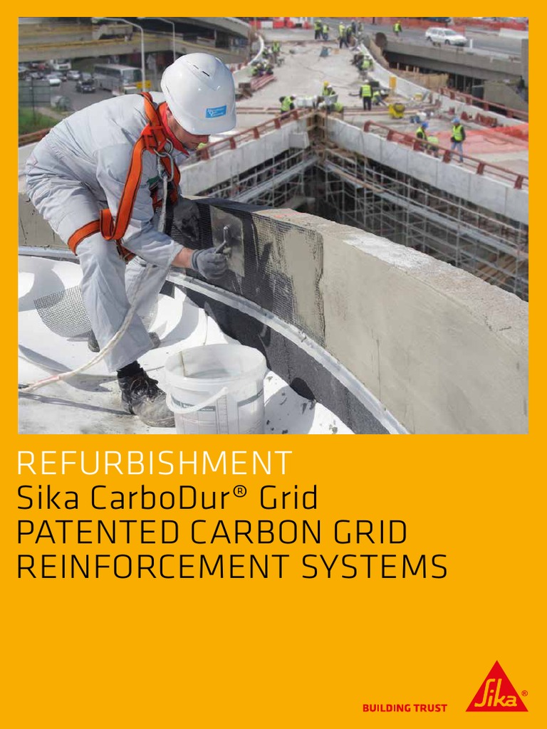 Glo Sika CarboDur Grid Patented Carbon Grid Reinforcement System | PDF ...