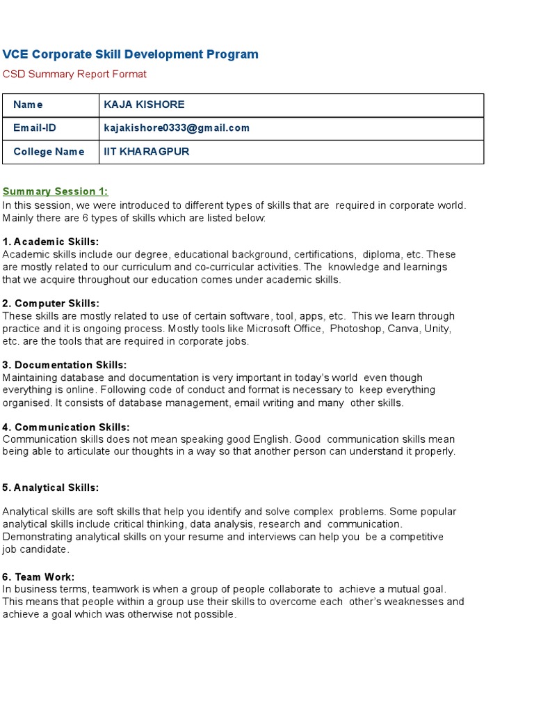 csd_report_kishore | PDF | Sensitivity Analysis | Cognition