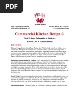 Commercial Kitchen Size and Design Guide | PDF