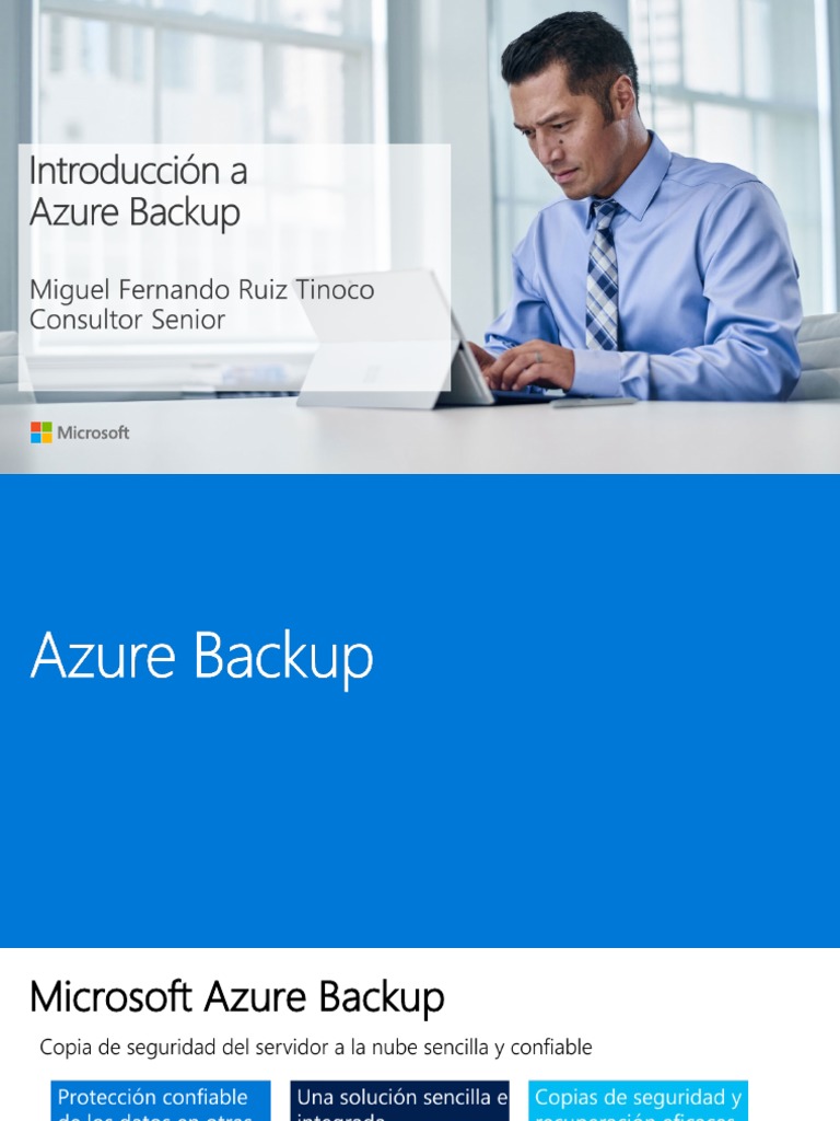 Spa Introduction To Azure Backup | PDF | Microsoft Azure | Apoyo