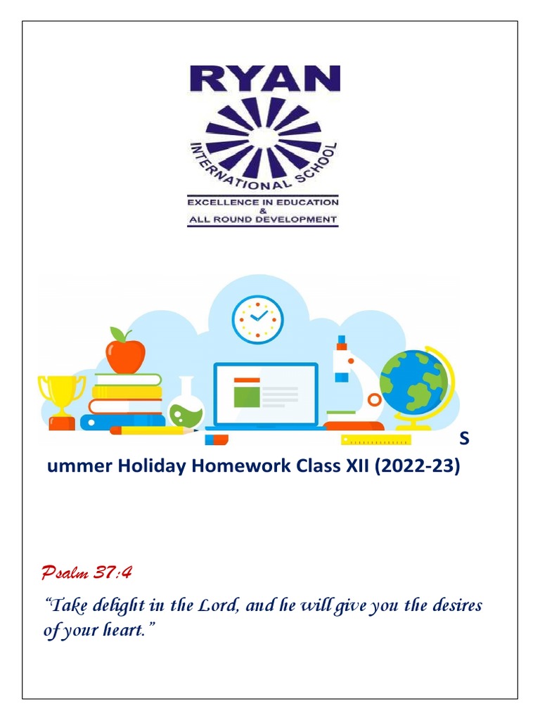 Holiday Homework | PDF | Matrix (Mathematics) | Seed