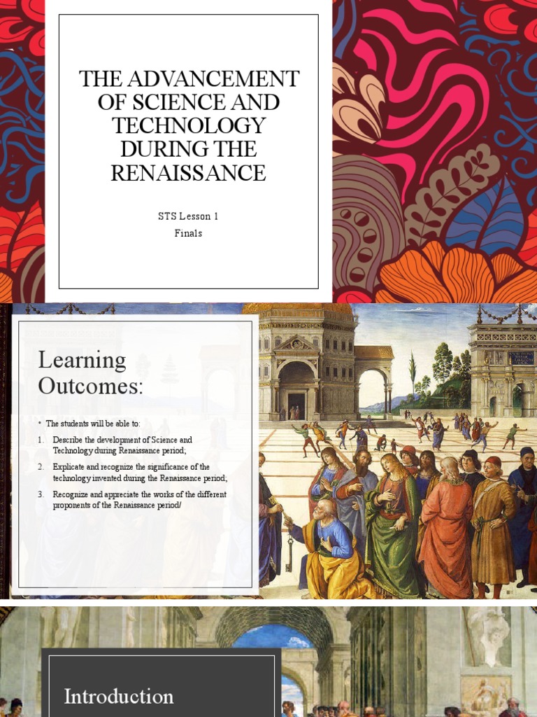 Renaissance Science and Technology Advances | PDF | Printing | Renaissance