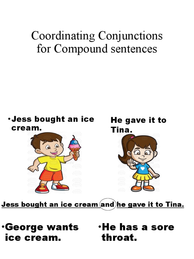 4th Coordinating Conjunctions For Compound Sentences | PDF | Grammar ...