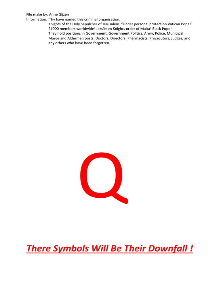 There Symbols Will Be Their Downfall ! | PDF