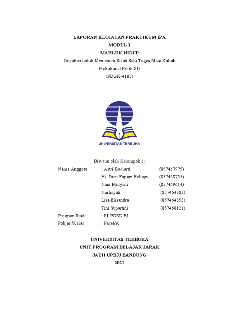 Laporan - Kegiatan - Praktikum - Ipa Kelompok 1 Lisa Elisandra | PDF