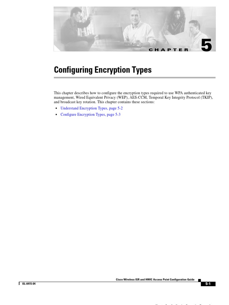 Configuring Encryption Types | PDF | Wireless Access Point | Computer Standards