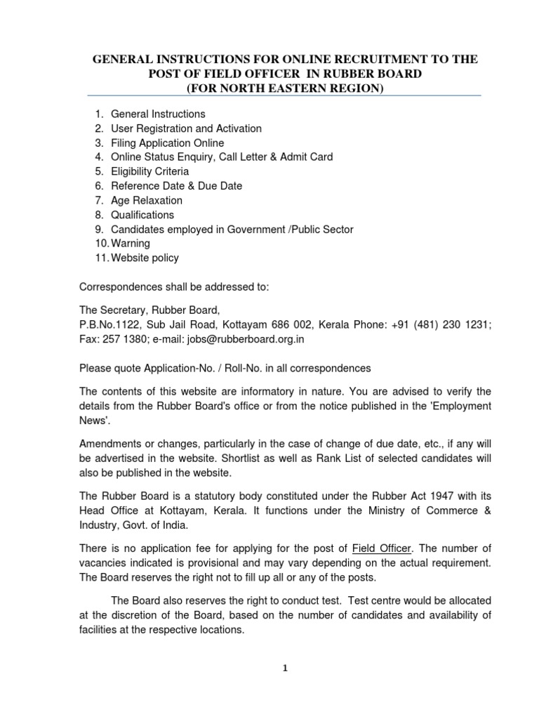 Online Recruitment Guidelines | PDF | Government