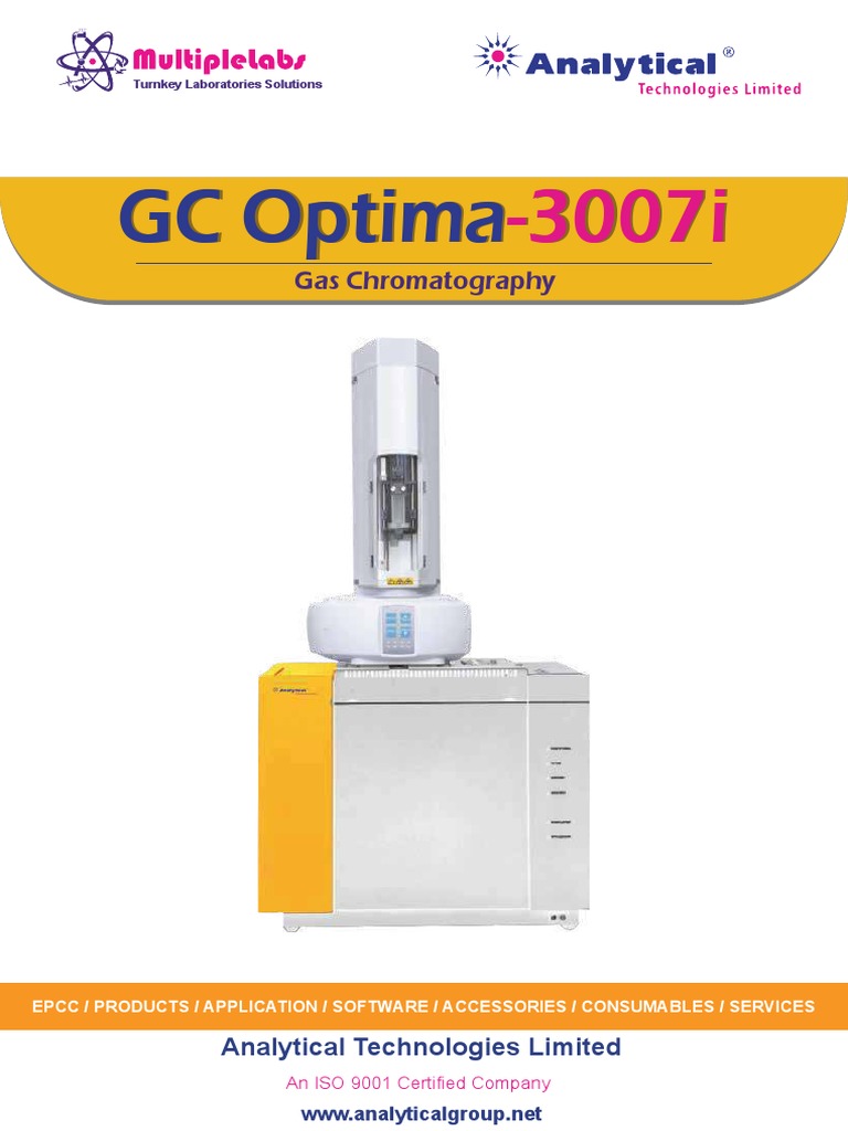 Gas Chromatography (GC Optima-3007i) | PDF | Vacuum | Pressure Measurement