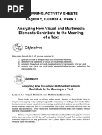 English5 Q3M1L3 Text Type Enumeration | PDF | Learning | Cognition