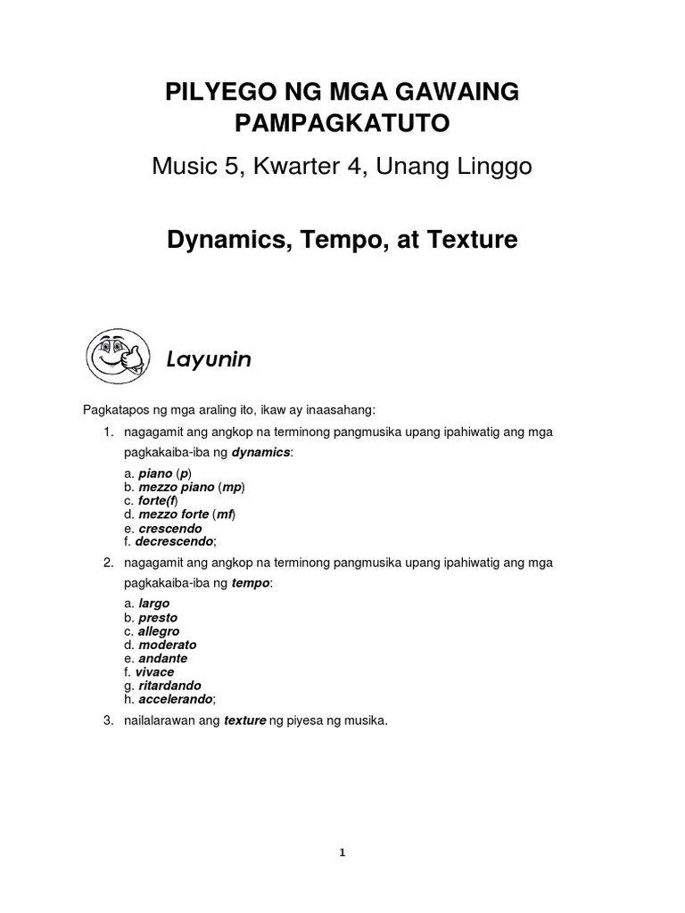Music 5 - Q4 Week-1 | PDF