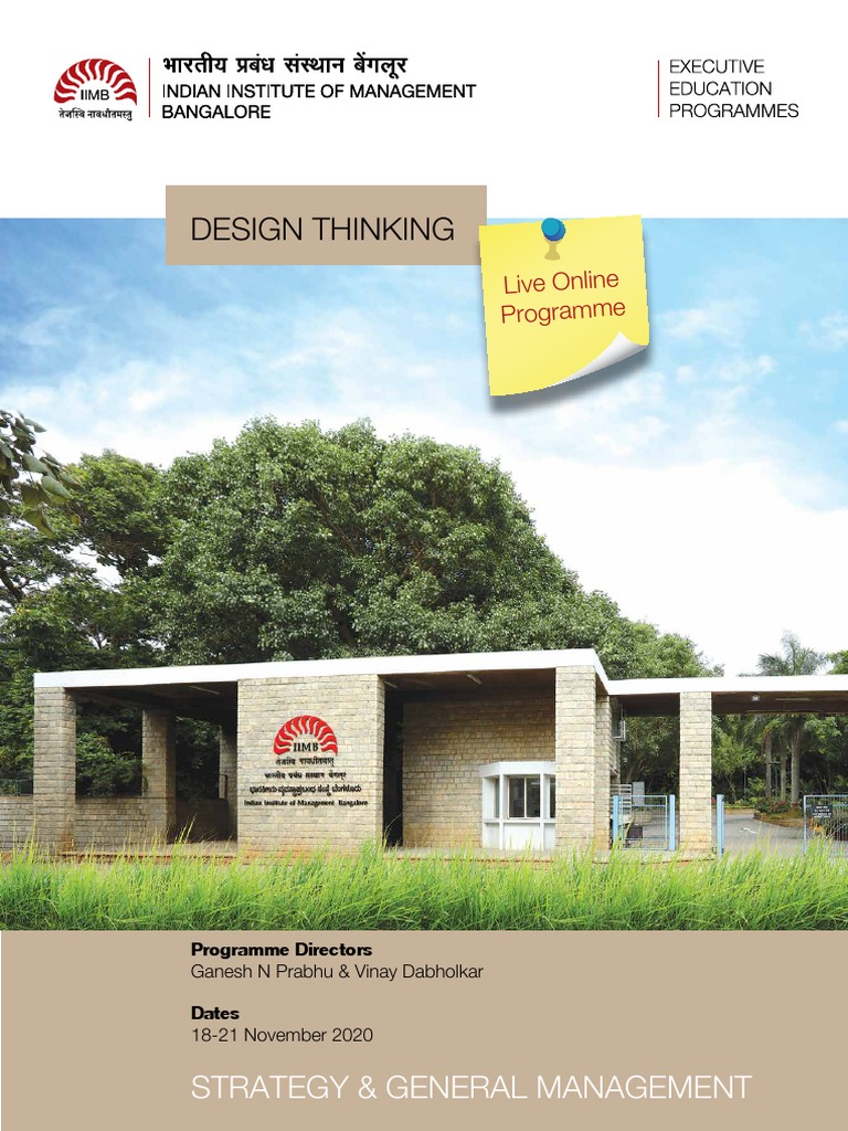 EEP On Design Thinking | PDF | Design Thinking | Cognition