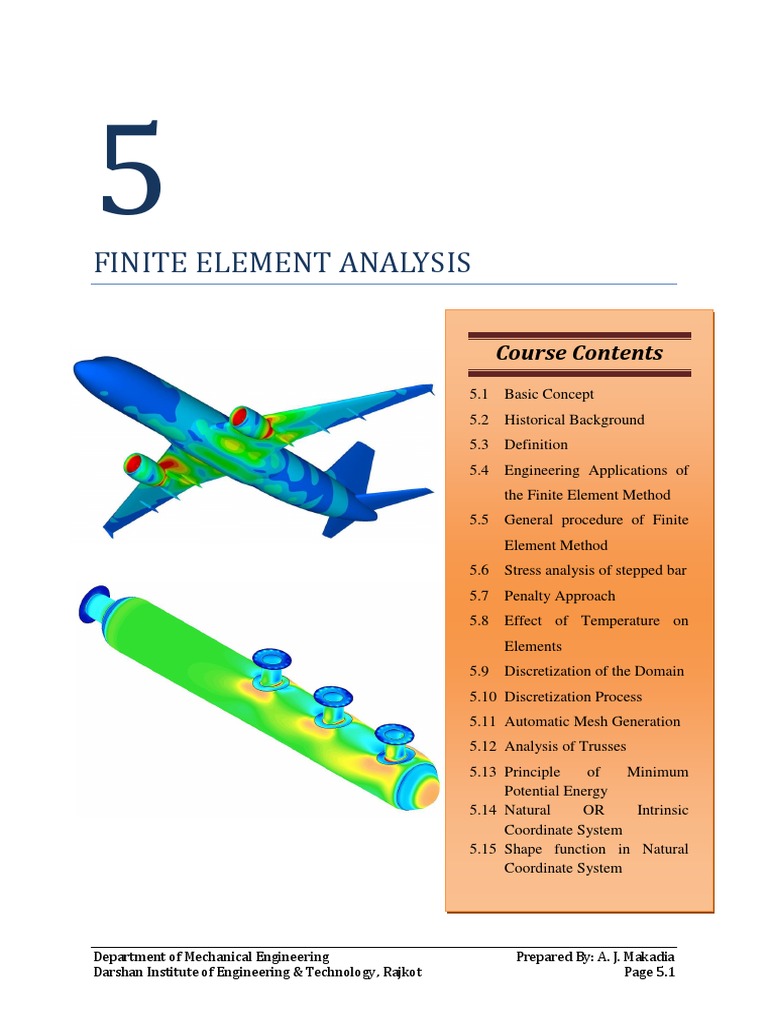 An Introduction to Finite Element Analysis: Concepts, Applications, and a Case Study of Stress ...