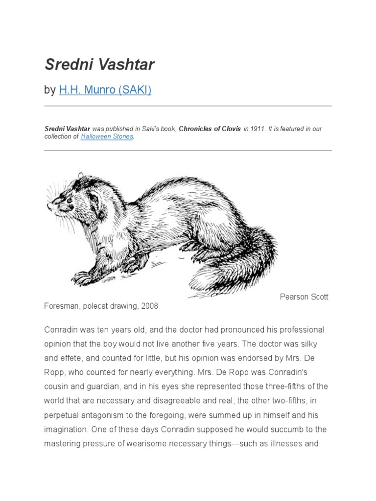 Sredni Vashtar | PDF | Saki