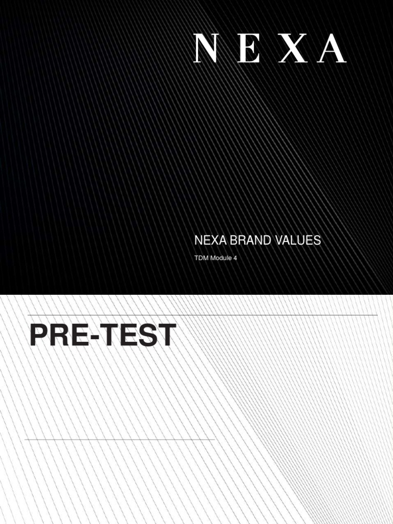 Module 4 - NEXA Brand Values | PDF | Brand | I Pad