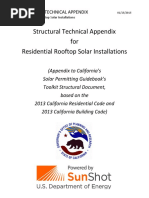 Fixed Solar Mounting Structure Drawing | PDF | Equipment