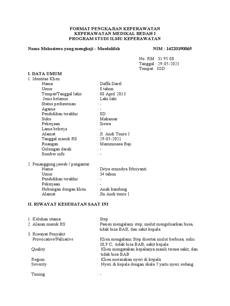 Askep KMB I | PDF | Kesehatan Holistik